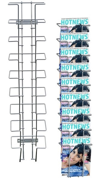 Trådnet postkortholder 9 x A5