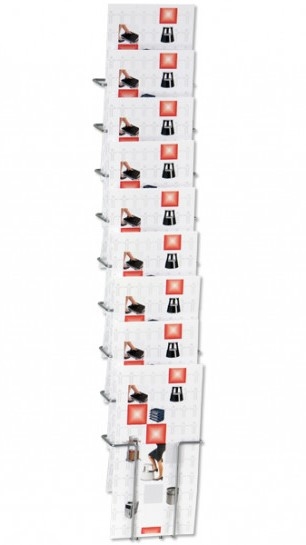 Trådnet postkortholder 10 X A4